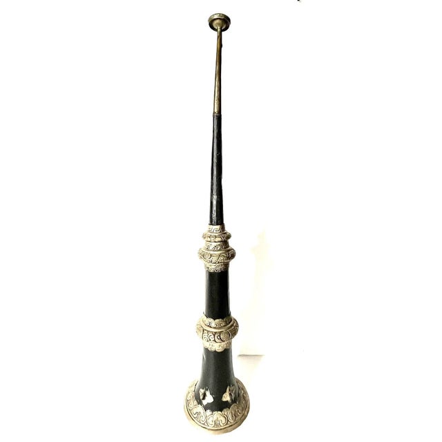 Antique Tibetan Trumpet or Dunchen Telescoping Ceremonial Horn | Chairish