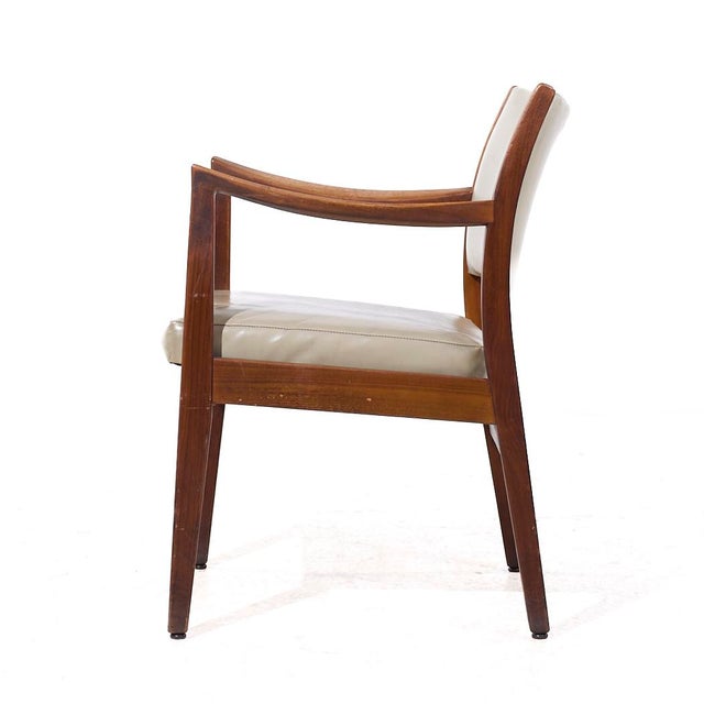 Johnson Chair Co Mid Century Walnut Arm Chair Chairish