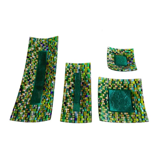 Marea R50 Murano Glass Plate by Stefano Birello for VéVé Glass | Chairish