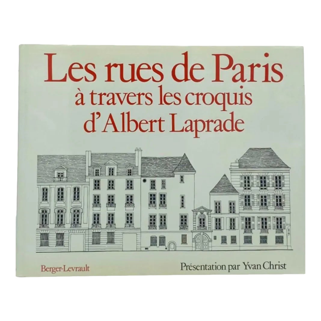1980 Les Rues De Paris a Travers Les Croquis d'Albert Laprade Book ...