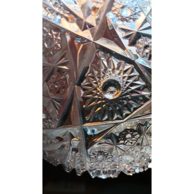 1914 Antique Imperial Nucut Glass Small Bowl | Chairish