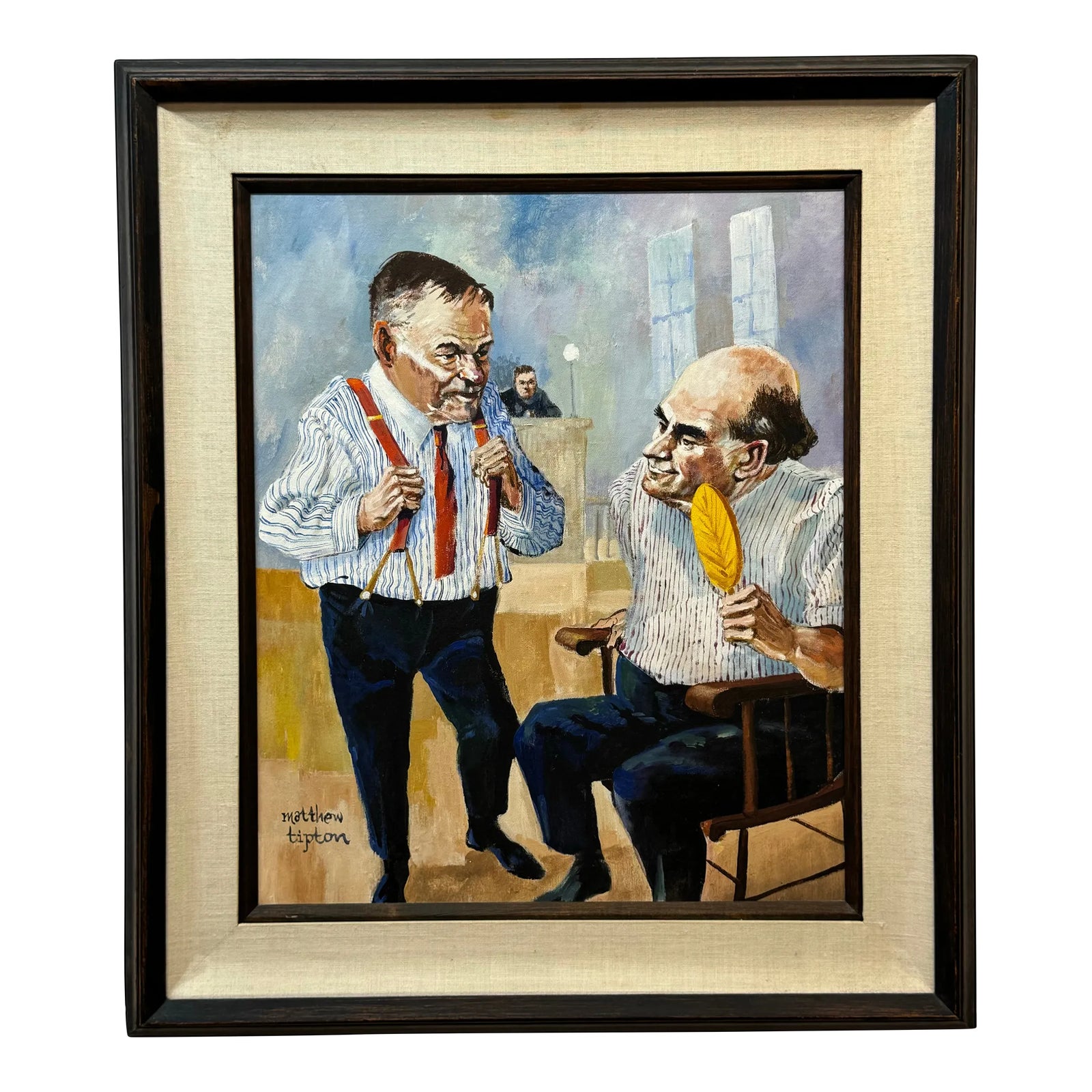 Matthew Tipton Satirical Illustration Painting Depicting the ...