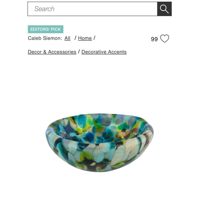 2015 Caleb Siemon Signed and Dated, Shades of Blue and Infused Silver ...