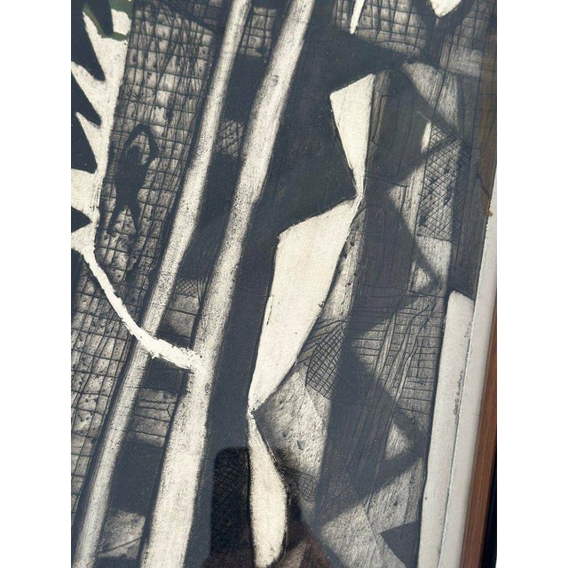 Vintage Mid-Century "El Dia De Los Muertos" Color Intaglio by Harry ...