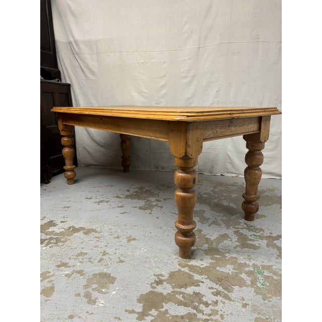 19th Century English Pine Table | Chairish
