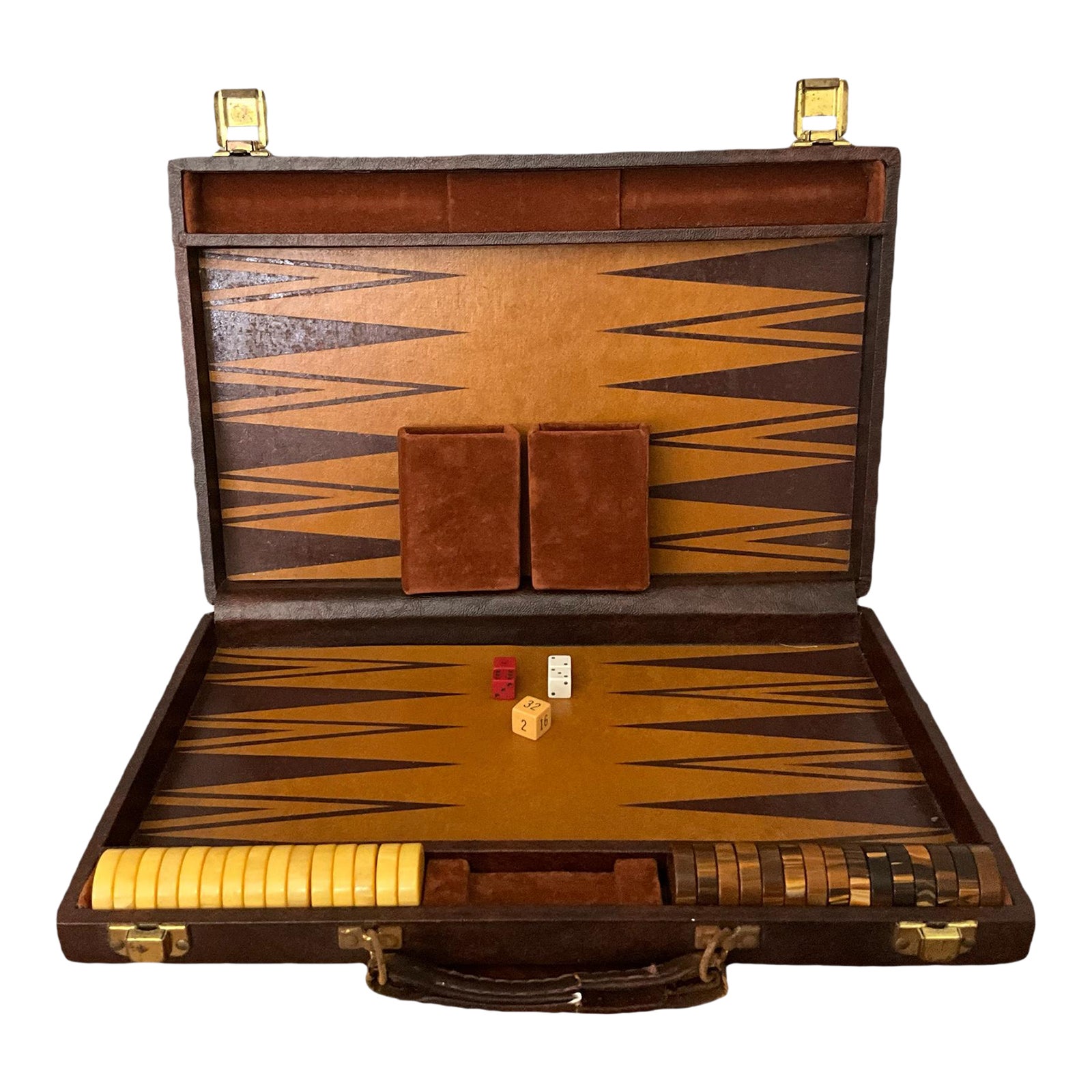 Vintage Backgammon Set | Chairish
