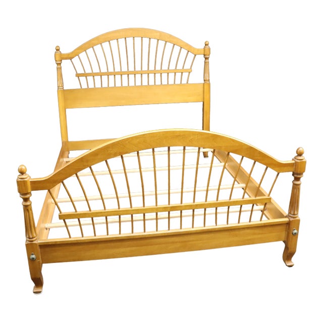 Ethan Allen British Classics Country French Maple Queen Bed | Chairish