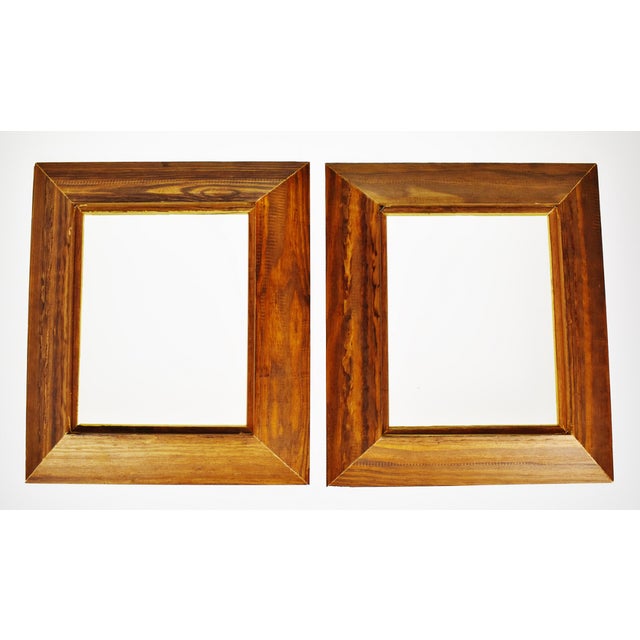 Vintage Wood Picture Frames - a Pair | Chairish