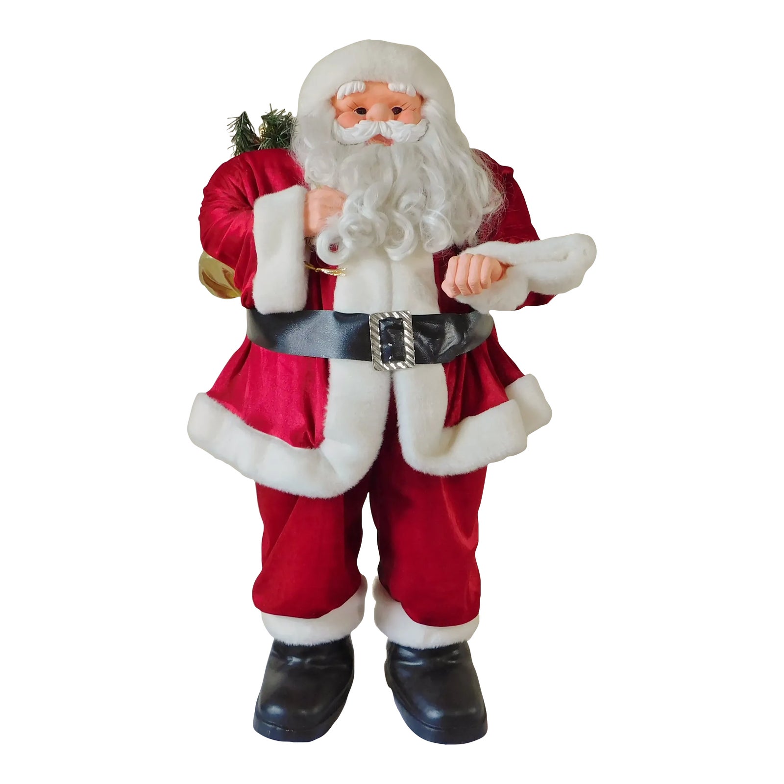 Late 20th Century Large Free Standing Santa Claus Christmas Display ...