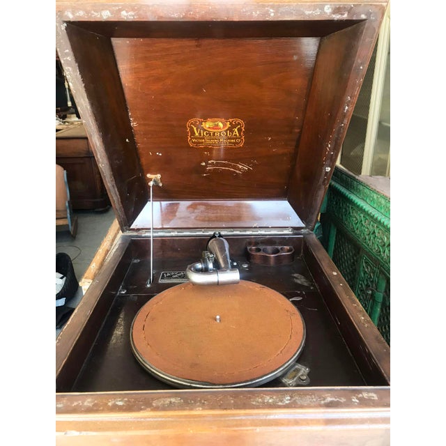 Antique Victrola Phonograph Player | Chairish