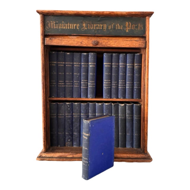 Antique Late 19th Century Library of the Poets Book Set - 24 Pieces ...