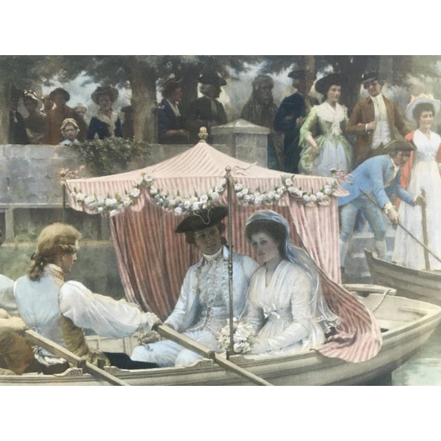 "The Wedding Party" Exquisite Victorian Framed Lithograph by Sir ...