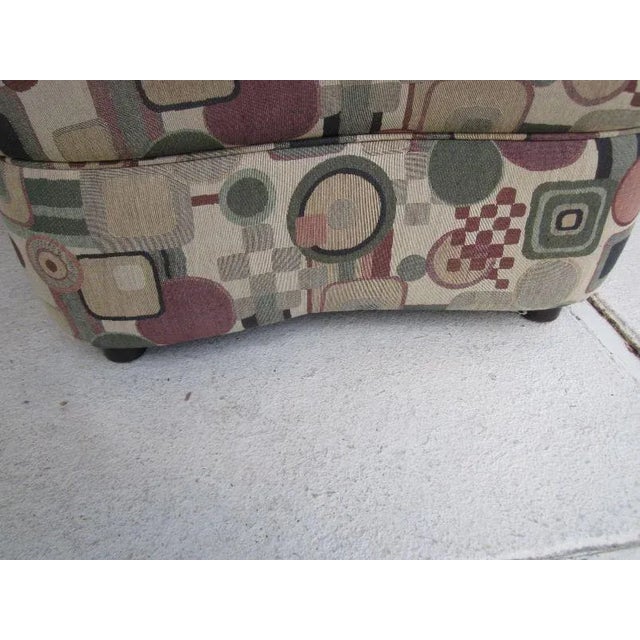 1990s Vintage Scalloped Asymmetrical Lounge Chairs - Set of 2 | Chairish