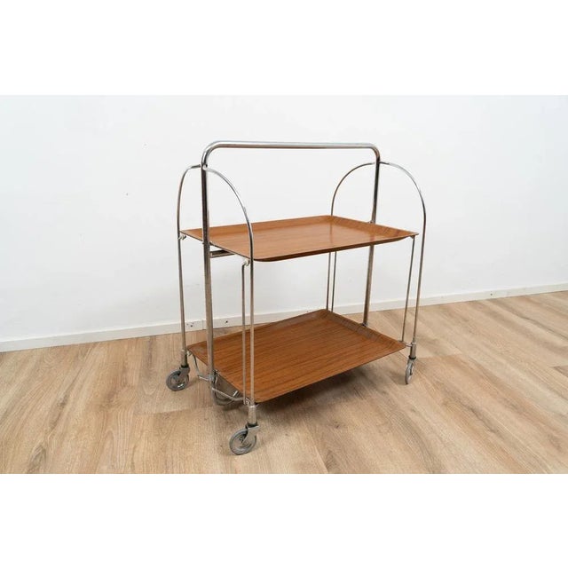 Foldable Serving Trolley by Bremshey & Co., 1960s | Chairish