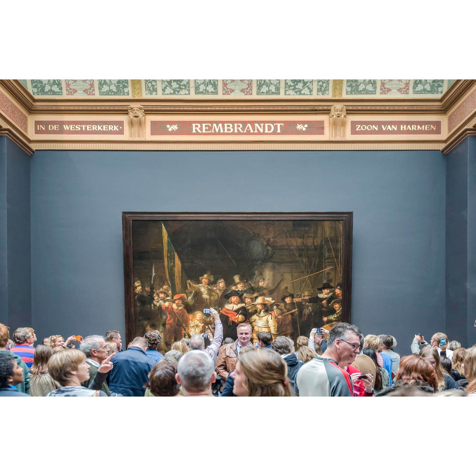 The Rijksmuseum Museum in Amsterdam Interior Scene, Contemporary ...