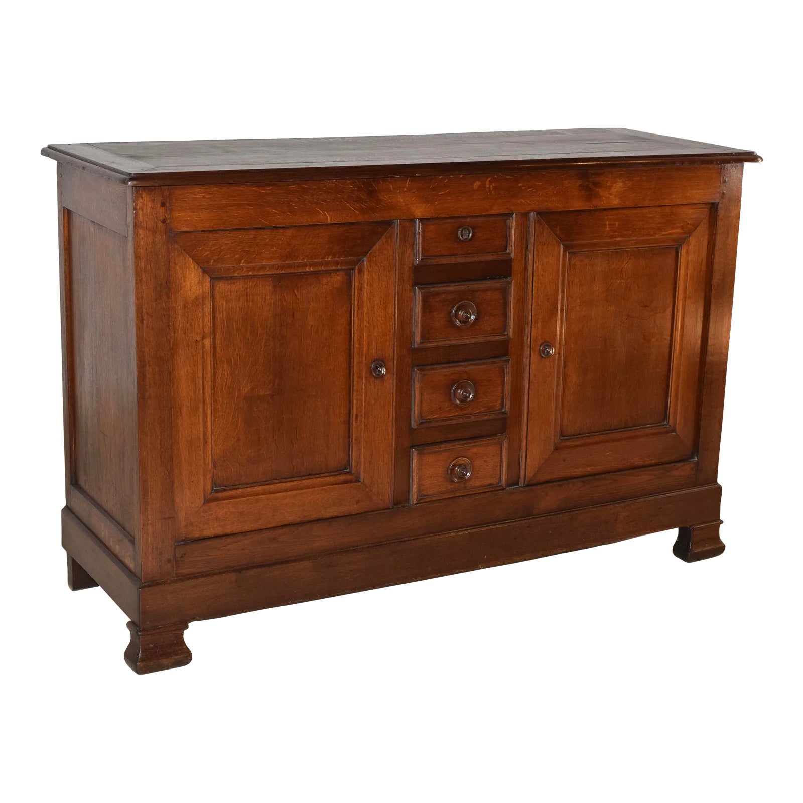 19th Century French Oak Buffet | Chairish
