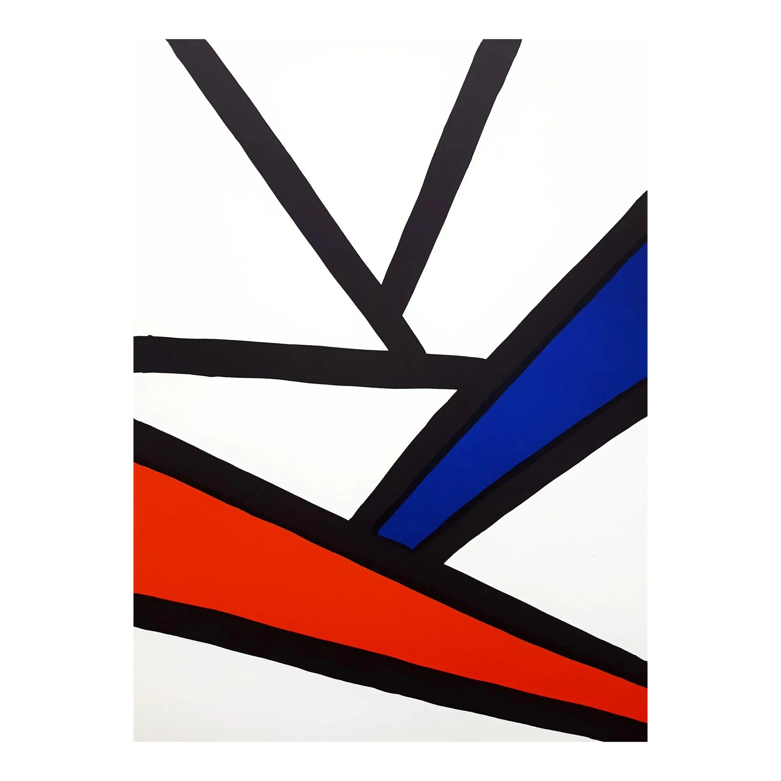 Calder Original Lithograph Dm51173 Derriere Le Miroir 1968 | Chairish