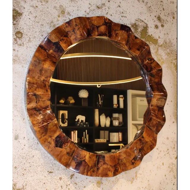 Blake Mirror in Young Pen Shell Finish by Made Goods, Late 20th Century ...