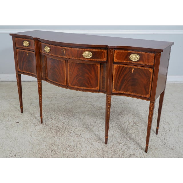Councill Craftsmen Federal Inlaid Mahogany Sideboard | Chairish