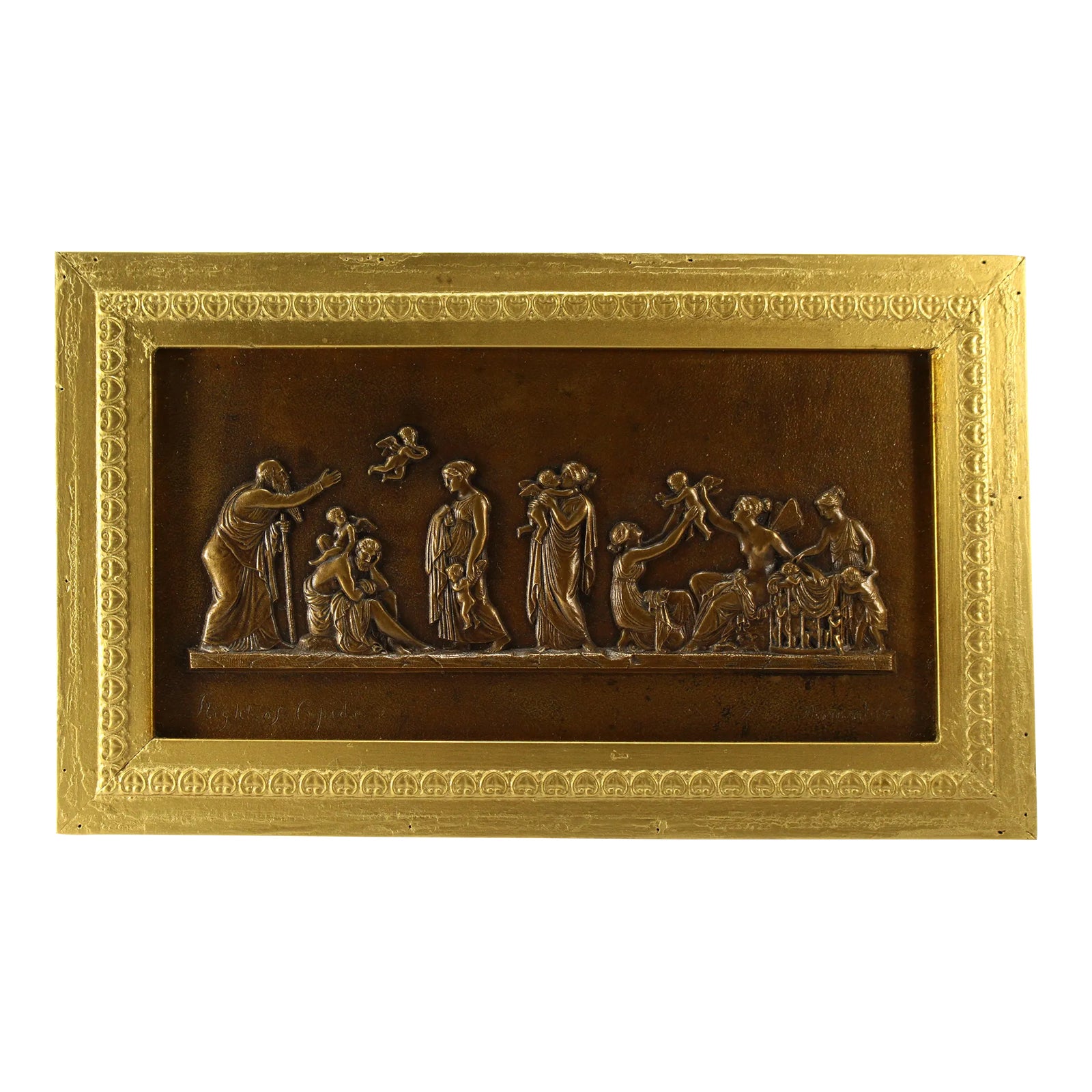 After Bertel Thorvaldsen (Danish, 1770-1844) Solid Bronze Plaque ...