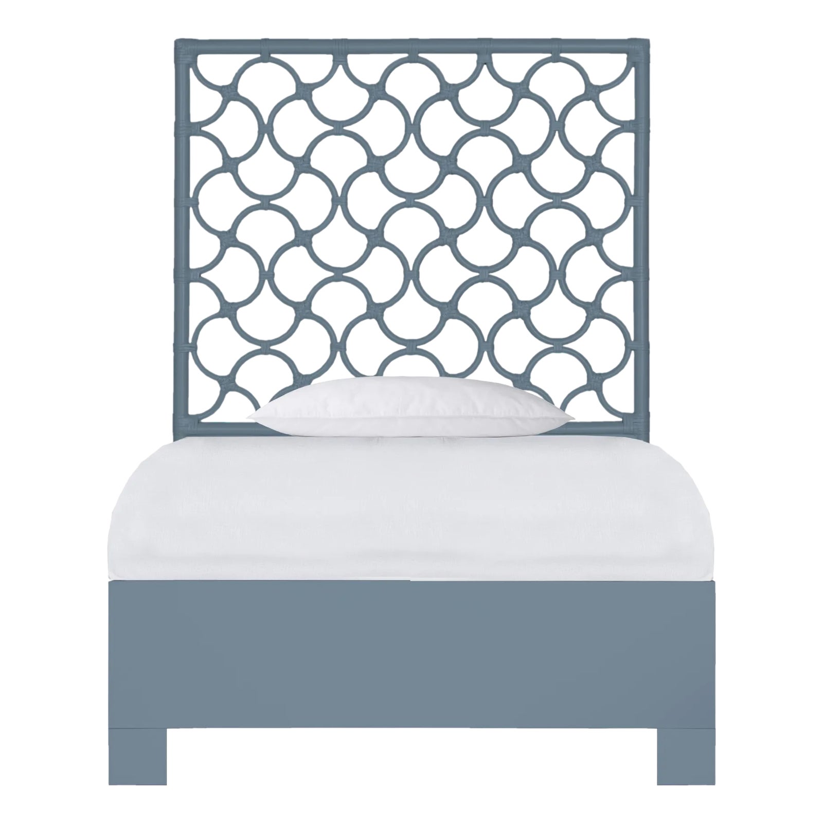 Mar Standard Bed Twin, Regatta Blue | Chairish