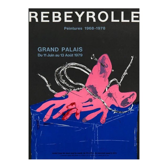 1979 Paul Rebeyrolle - Grand Palais Poster | Chairish