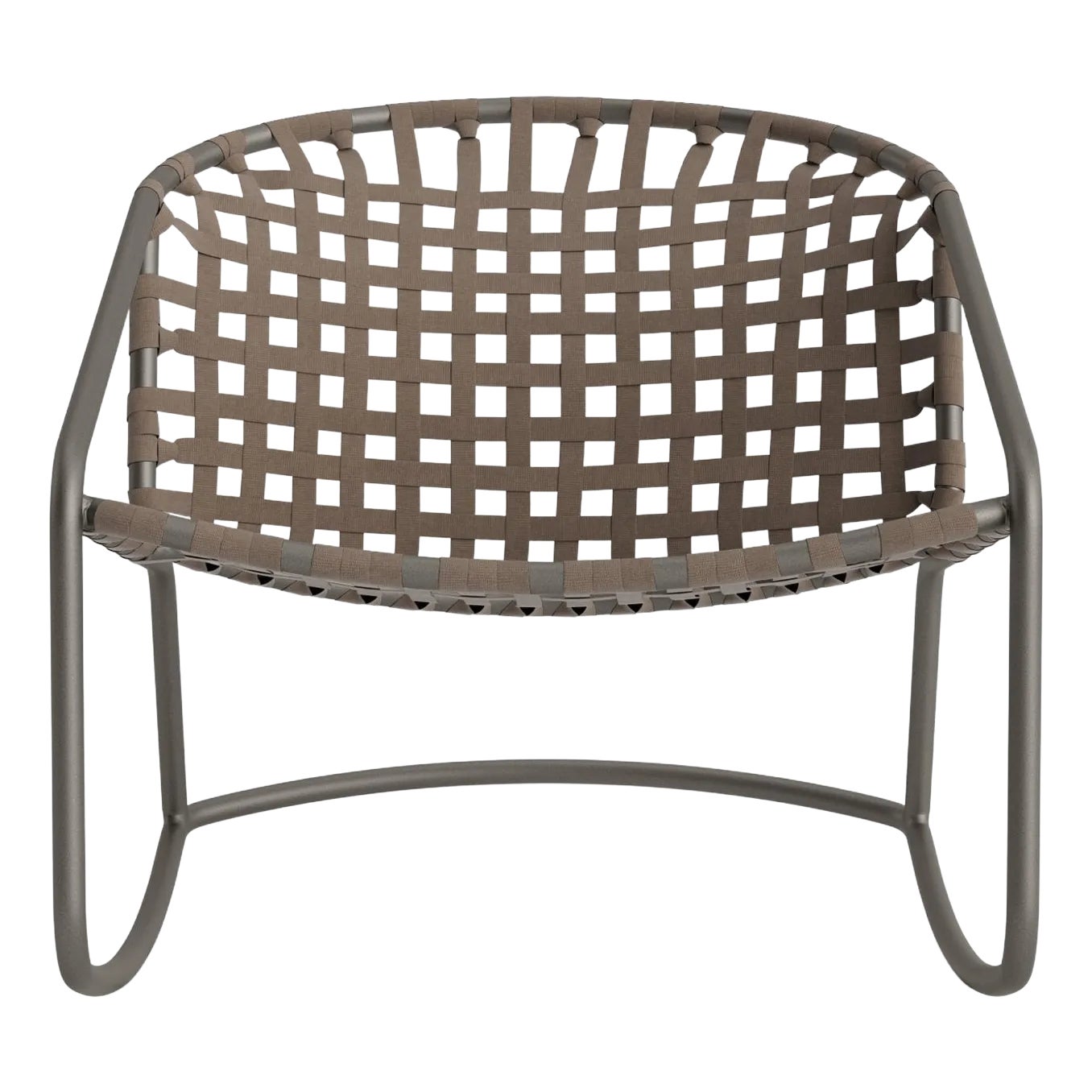 Brown Jordan Kantan Aluminum Suncloth Motion Lounge Chair, Mica frame ...