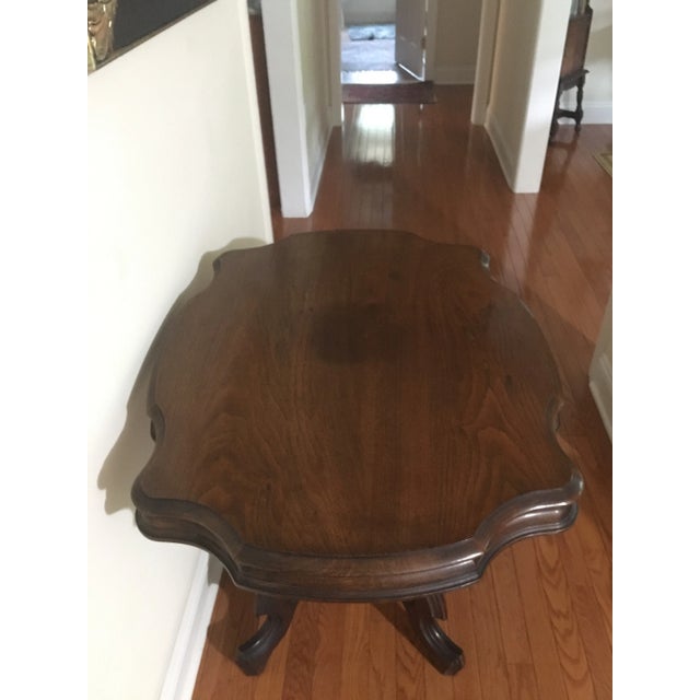 19th Century Antique Eastlake Walnut Turtle Top Parlor Table | Chairish