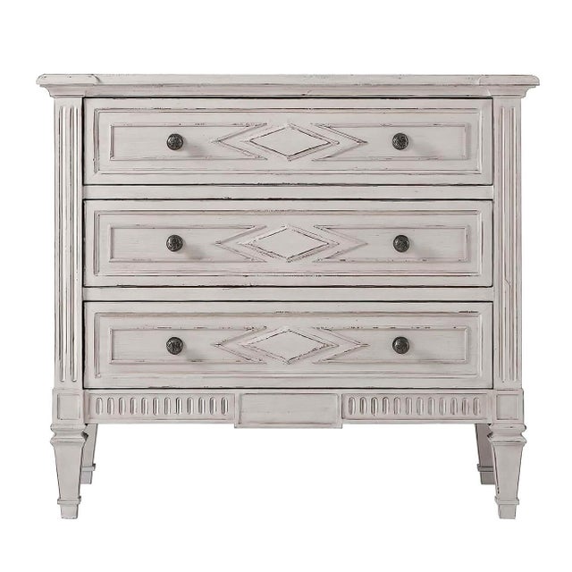 European Painted Commode Dresser | Chairish