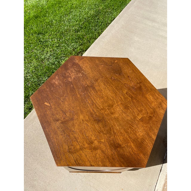 Mid 20th Century Vintage Mid Century Modern Broyhill Brasilia Hexagon ...