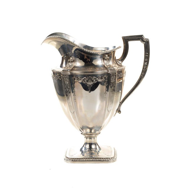 Gorham Antique Sterling Silver Pitcher | Chairish
