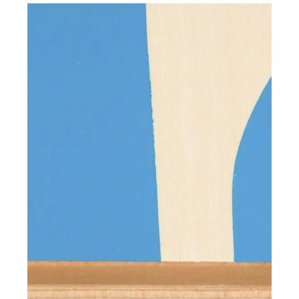 Modern Blue Painting by Tony Curry | Chairish