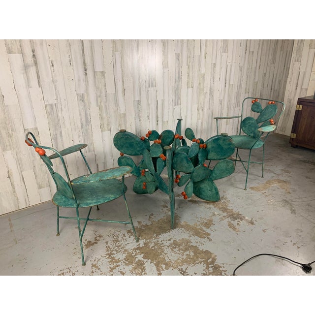 Prickly Pear Cactus Sculpture / Table Base | Chairish