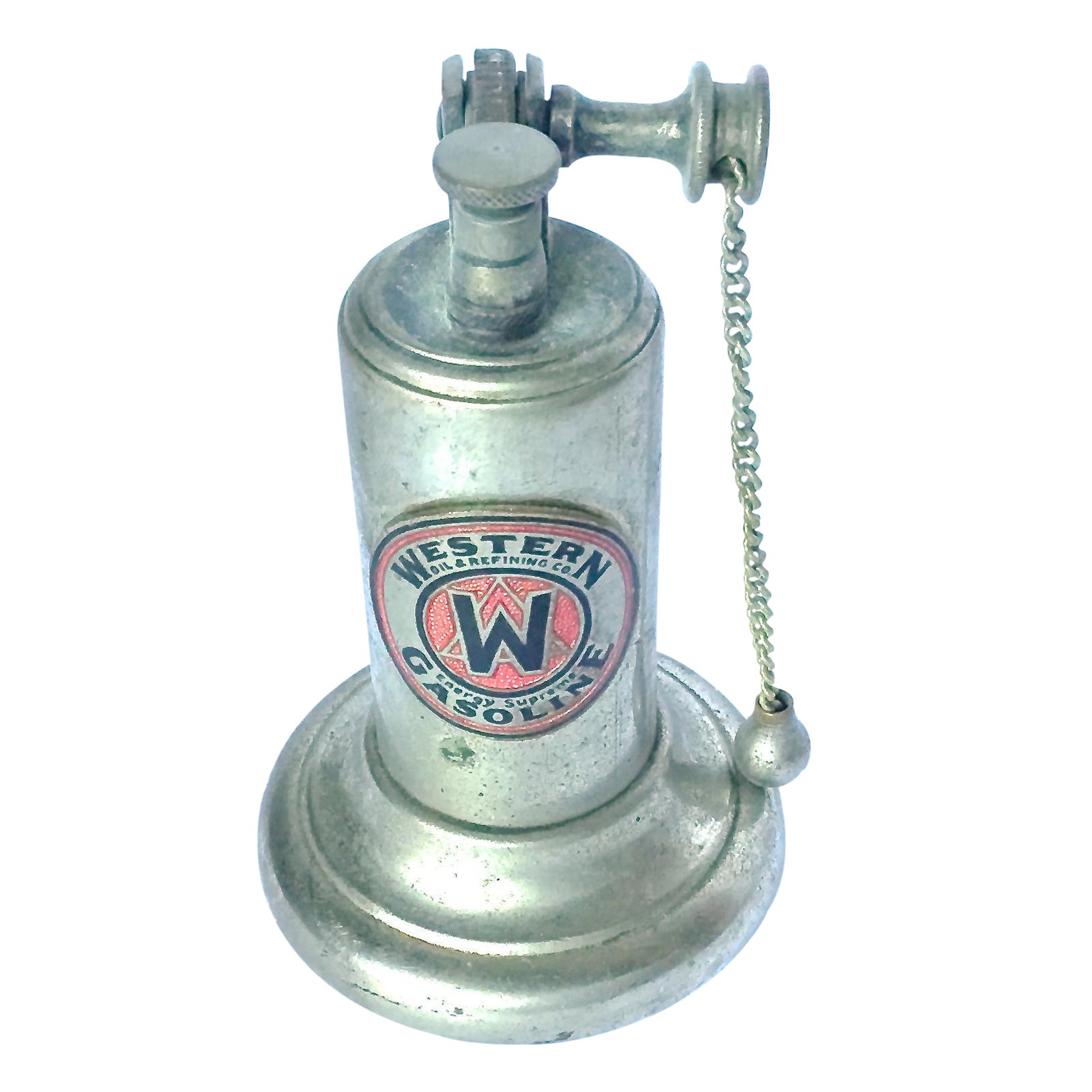 Vintage Old Gasoline Pump Cigarette Lighter | Chairish