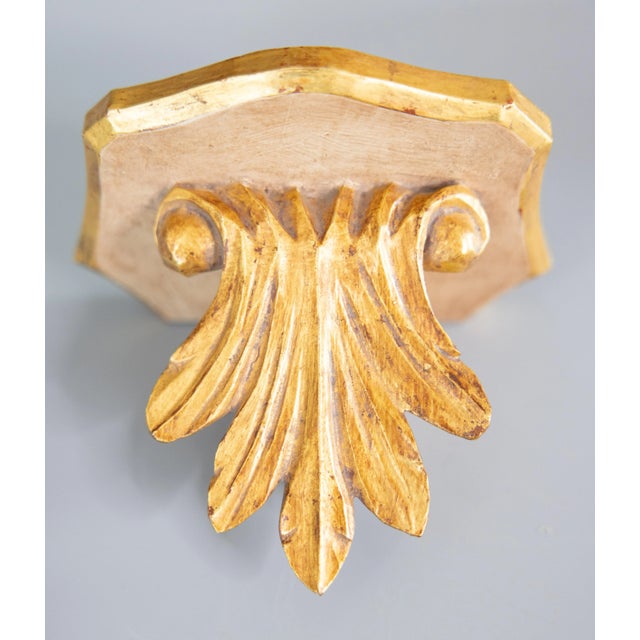 Vintage Italian Consoles / Wall Brackets, a Pair | Chairish