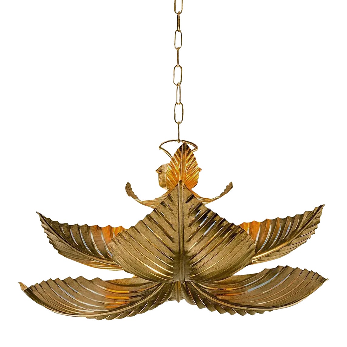 Palm Ceiling Light | Chairish
