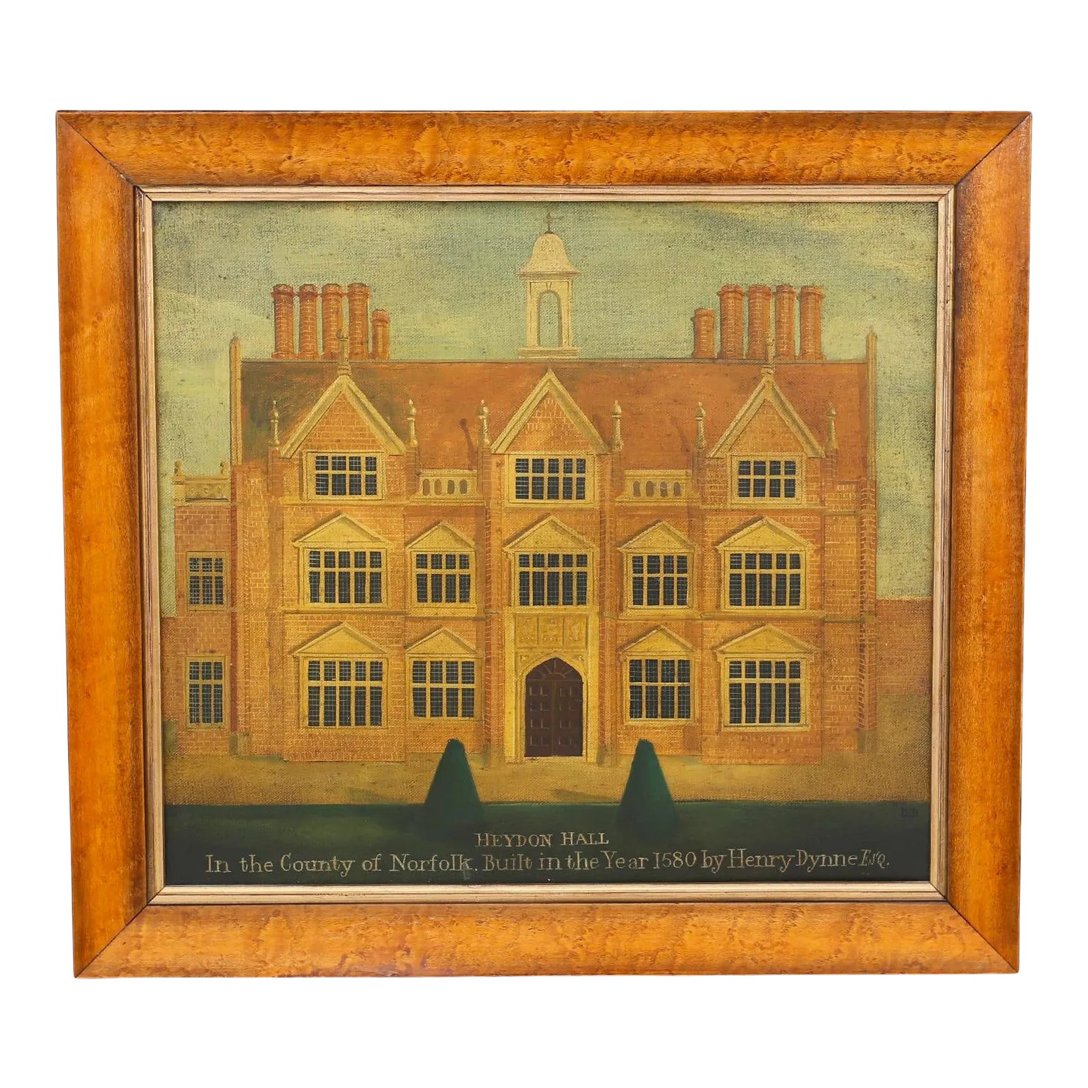 Oil Painting on Canvas of a Sixteenth Century Building by Dan Dunton ...