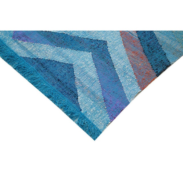 Vintage Blue Area Rug | Chairish