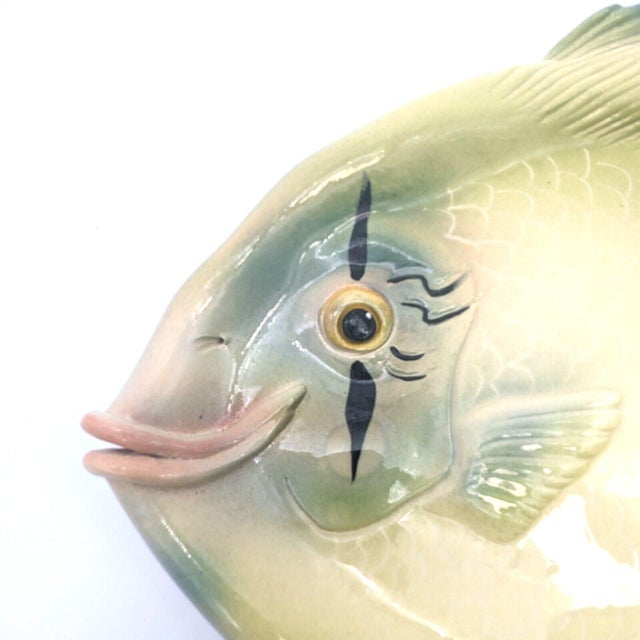 Vintage Rena Charles Hand-Built Studio Pottery Anthropomorphic Fish ...