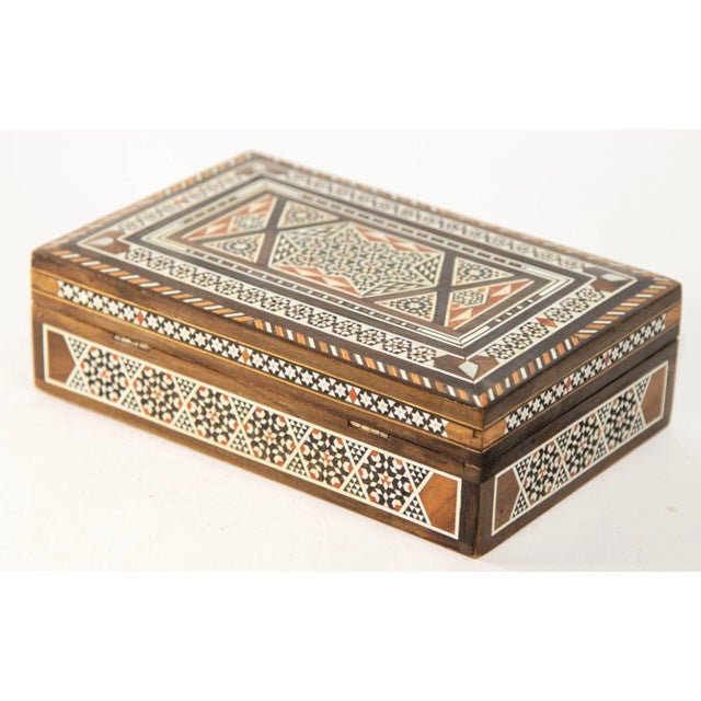1950s Large Decorative Middle Eastern Islamic Moorish Box | Chairish