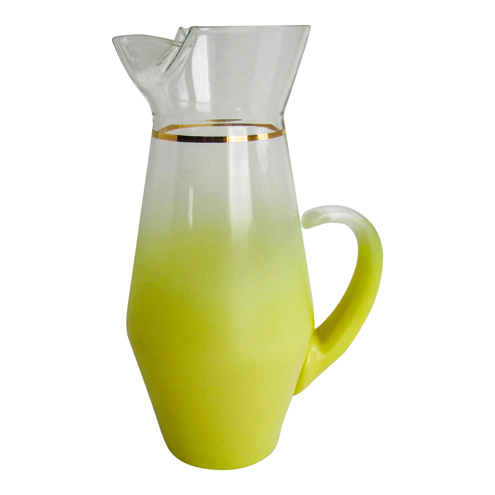 Vintage 1960s West Virginia Specialty Glass Company Yellow Blend ...
