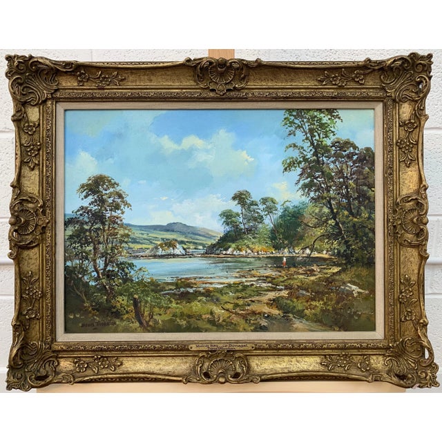 Denis Thornton, Original Post-War Oil Painting of Mulroy Bay Donegal ...