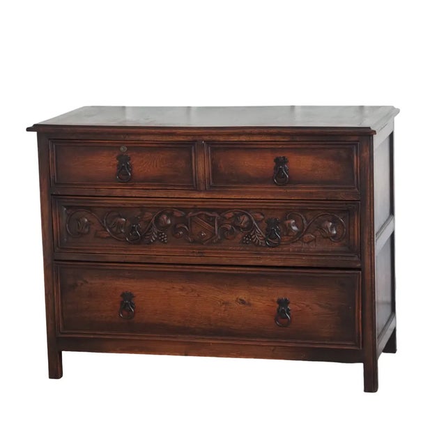 Antique Chest of Drawers in Wood, 1890 | Chairish