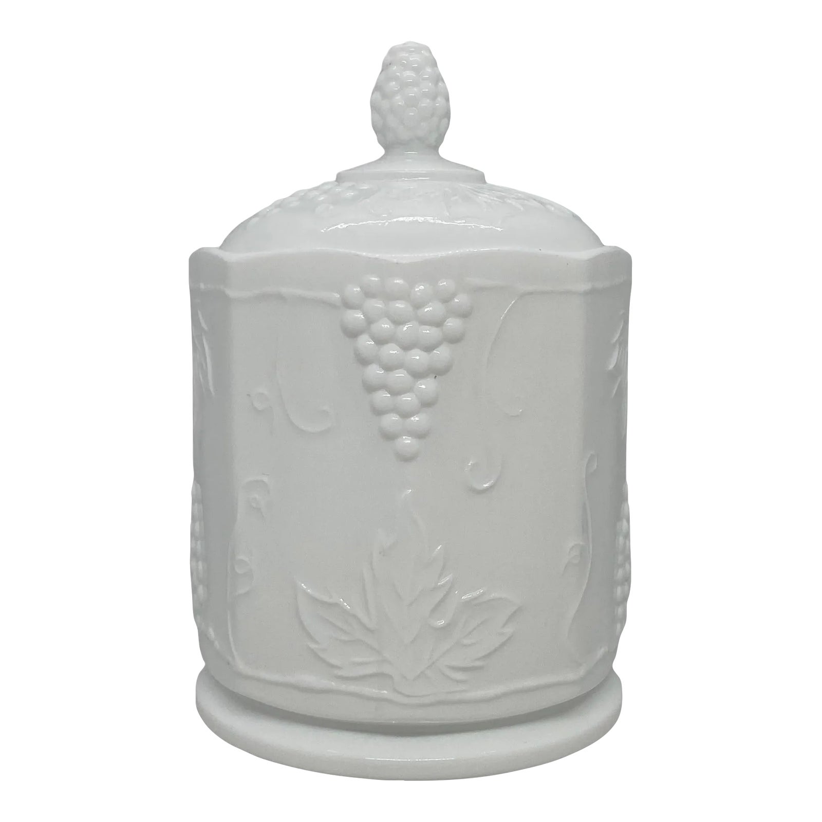 Mid 20th Century Harvest Milk Glass by Colony White Octagonal Shape ...