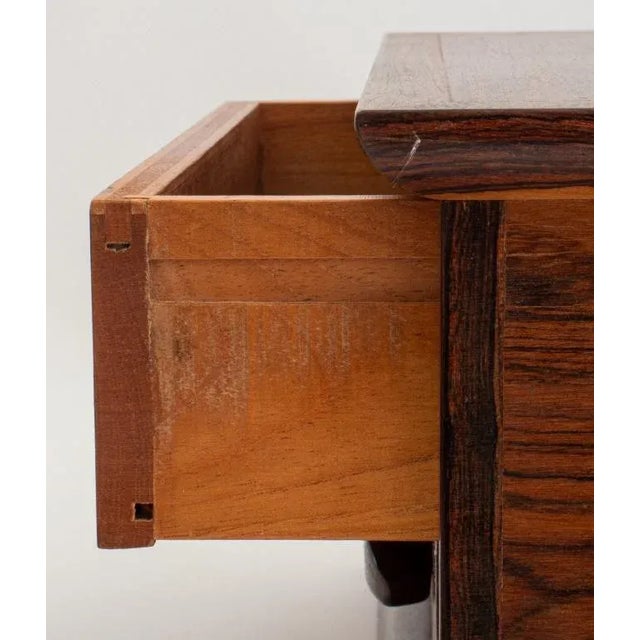 Decorative Two-Drawer Wooden Box With Marquetry | Chairish