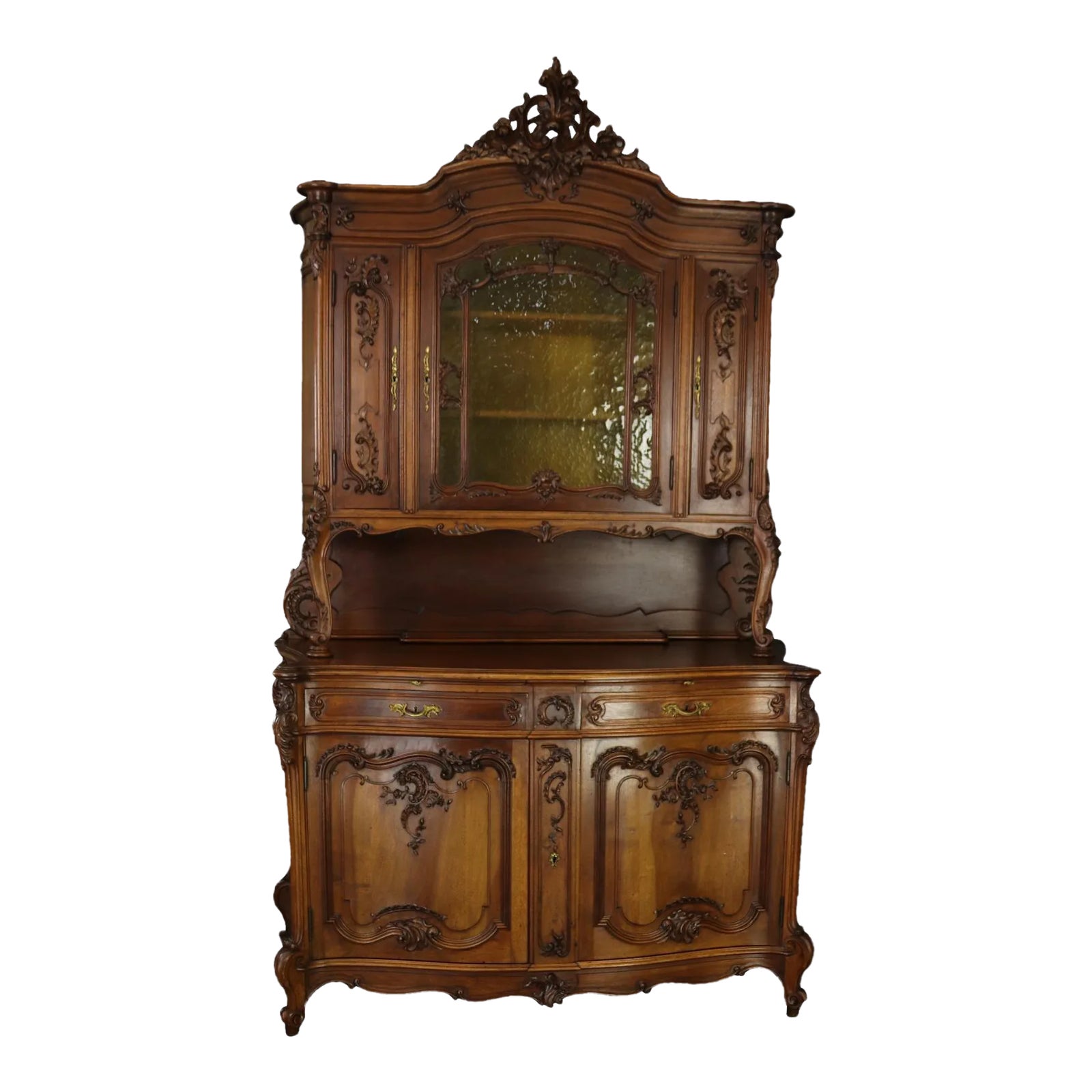 Buffet Louis Xv Rococo Antique French 1880 Walnut | Chairish