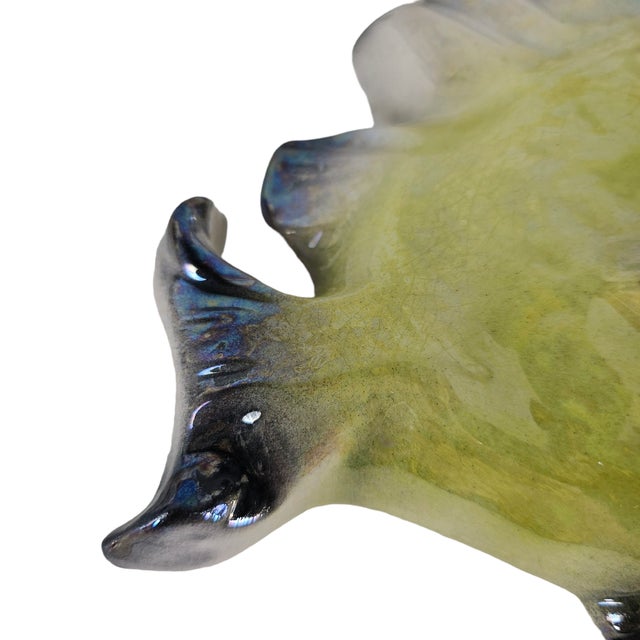 Ceramicraft Tropic Treasures Fish Wall Pocket | Chairish