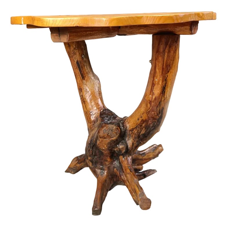 Vintage Tree Root Table, 1960s | Chairish