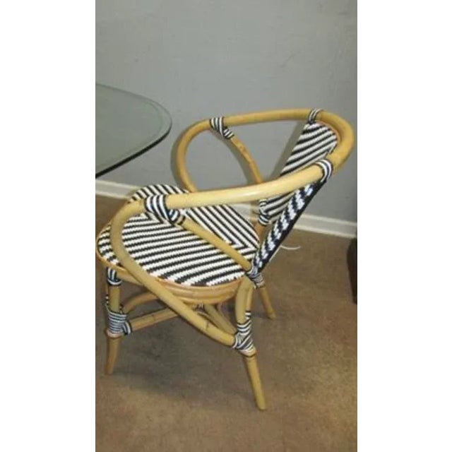 Mid 20th Century Howard Kaplan Style Bistro Chair | Chairish