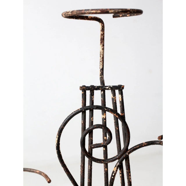 Vintage Wrought Iron Plant Stand | Chairish